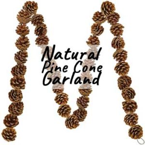 Pine Cone Garland - Decorating Made Easy 5 Ways